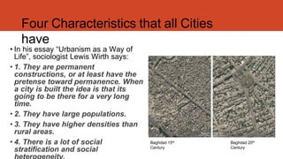 Lecture 1: The City in History_An Intriduction to City Form | PPTX