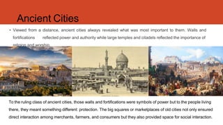 Lecture 1: The City in History_An Intriduction to City Form | PPTX