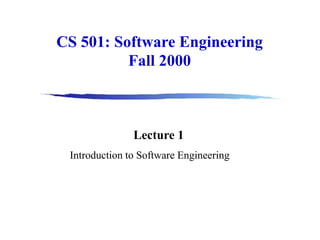 Lecture1 software engineering | PPT