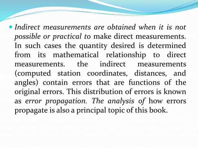 lecture{1} spatial data adjustment advanvc | PPT