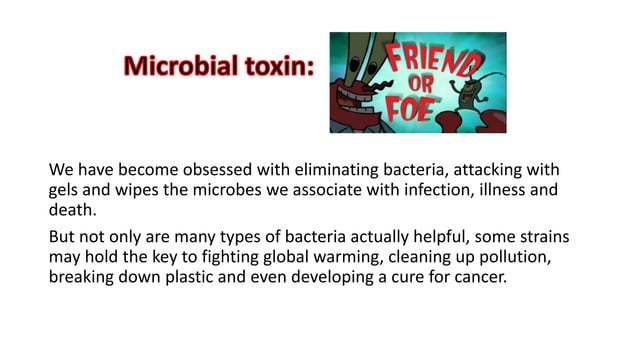 Lecture 1.pptx microbial toxin........... | PPTX | Infectious Diseases ...