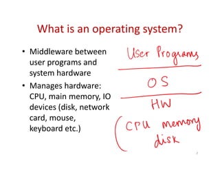 lecture1 details of operating system abraham silberchatz | PDF