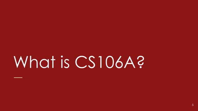 Lecture1 - CS106A - Programming Methodology | PDF