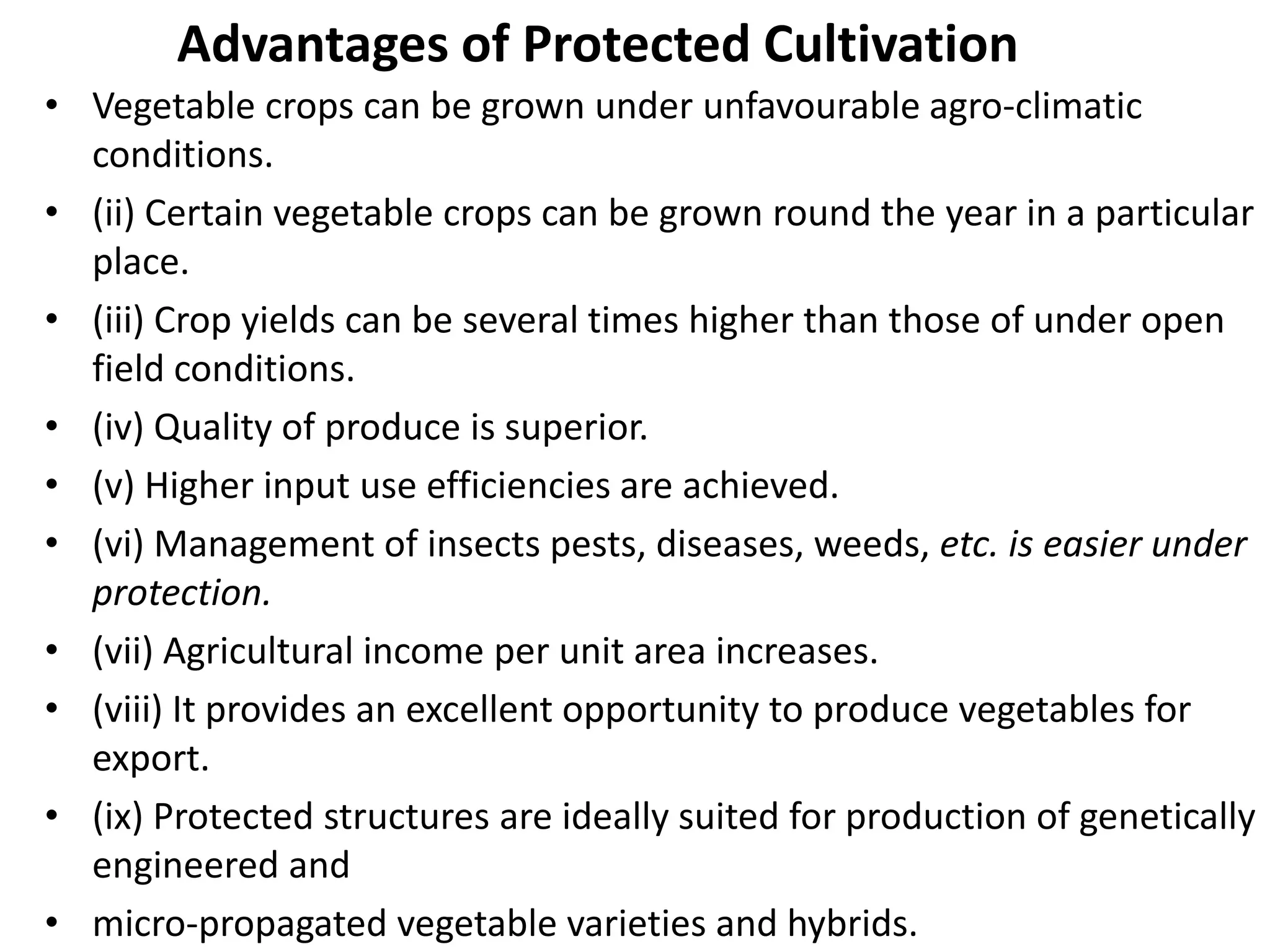 Protected cultivation and secondary agriculture.pptx