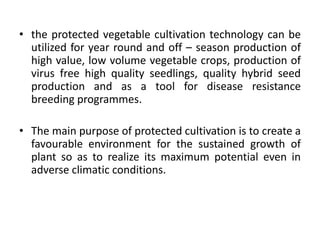 Protected cultivation and secondary agriculture.pptx