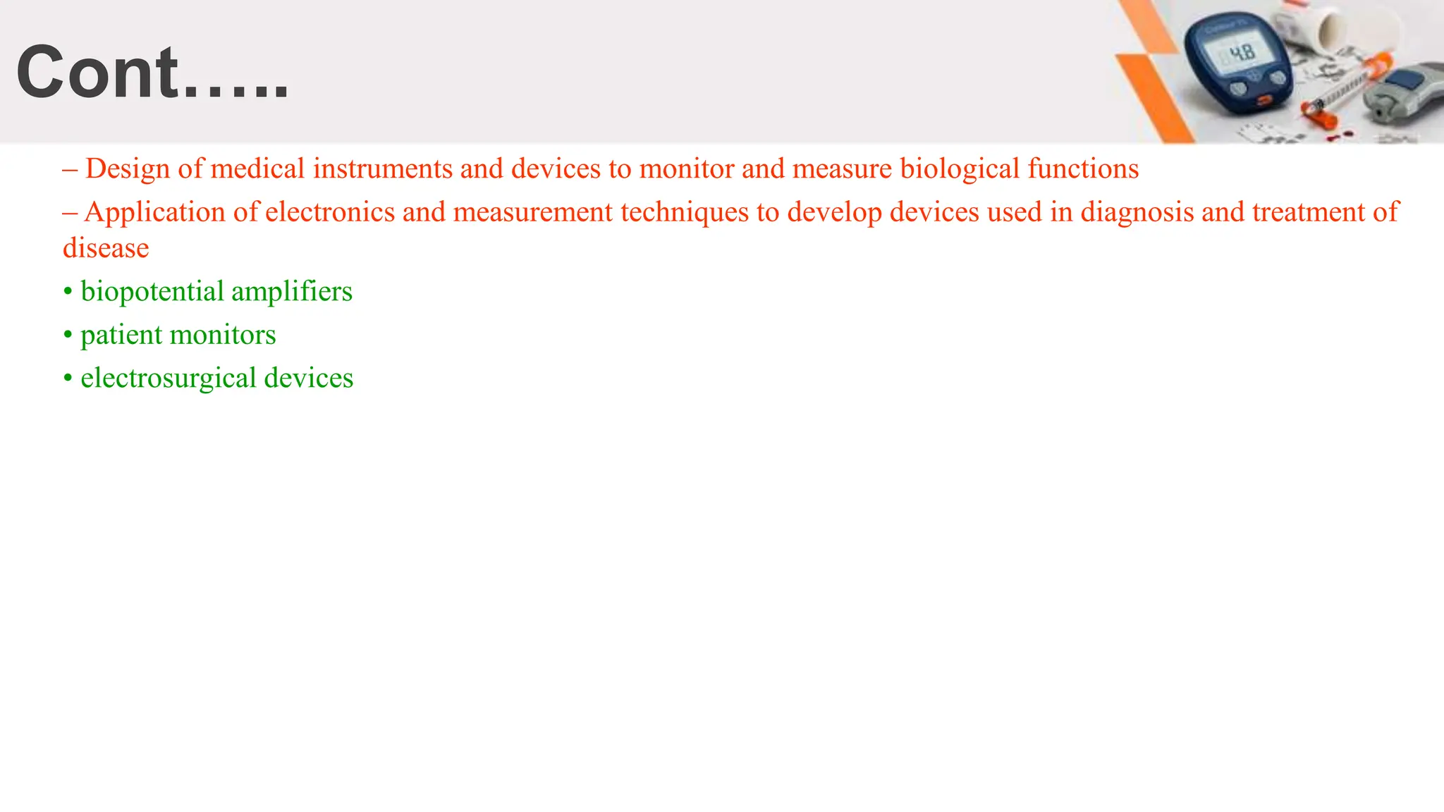 INTRODUCTION TO BIOMEDICAL ENGINEERING AND INSTRUMENTATION | PPT