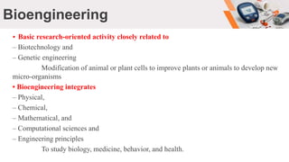 INTRODUCTION TO BIOMEDICAL ENGINEERING AND INSTRUMENTATION | PPT