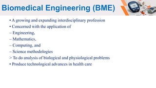 INTRODUCTION TO BIOMEDICAL ENGINEERING AND INSTRUMENTATION | PPT