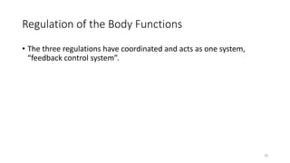 LECTURE Homeostasis maintenance of internal environment 1.ppt