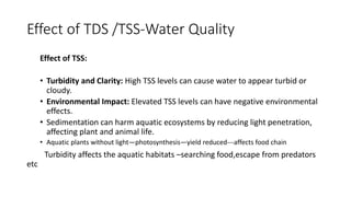 IRRIGATION WATER QUALITY -PHYSICAL AND CHEMICAL PROPERTIES OF WATER | PPTX