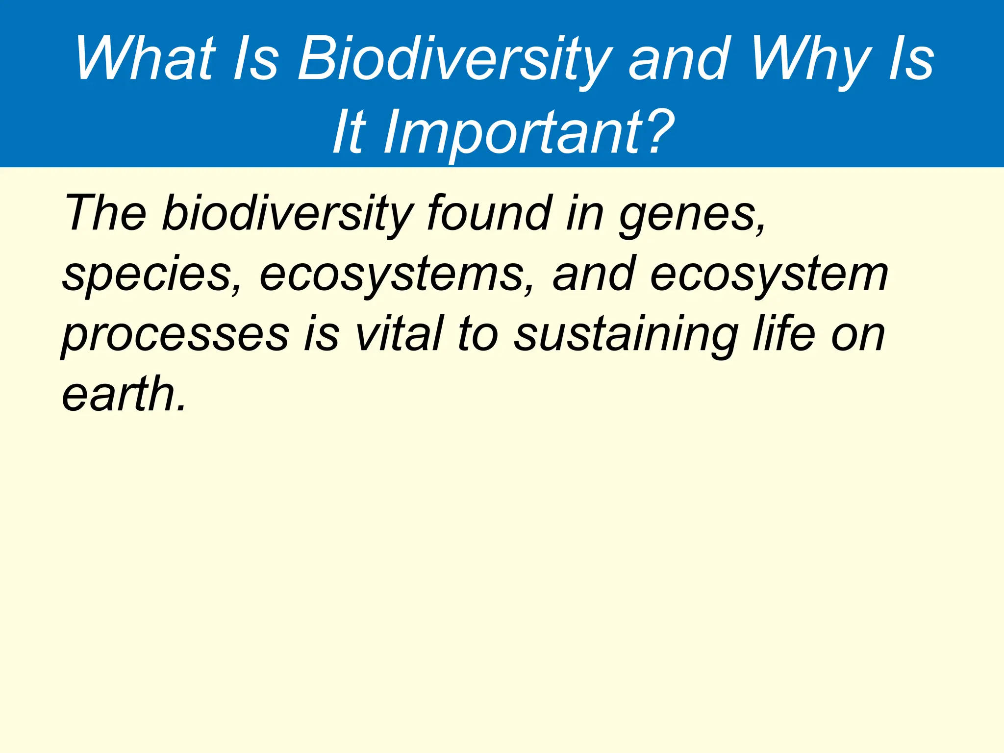 Ecology and Biodiversity introduction Lecture 1.ppt