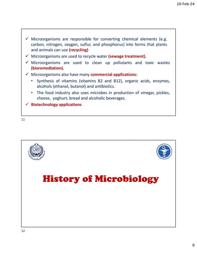 General microbiology lecture 1 and bacteria | PDF