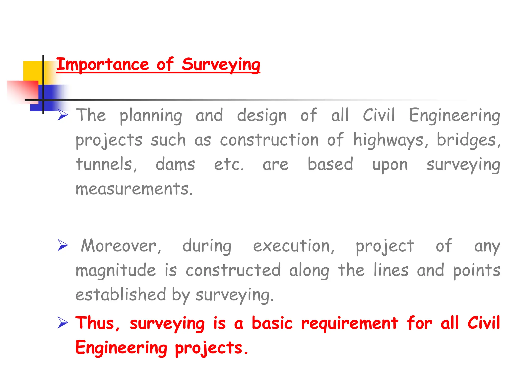 Introduction to Surveying and its classification | PDF