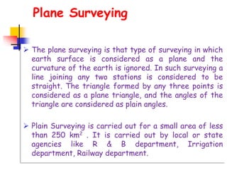 Introduction to Surveying and its classification | PDF