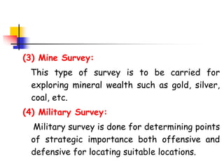 Introduction to Surveying and its classification | PDF