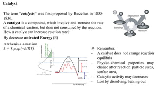 Kinetic of Catalyst reaction. Lecture 1: Definition and concepts | PDF