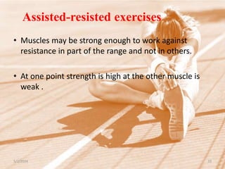 KINESIOLOGY LECTURE RELATED TO EXCERCISES | PPTX