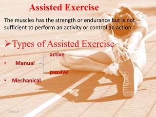 KINESIOLOGY LECTURE RELATED TO EXCERCISES | PPTX