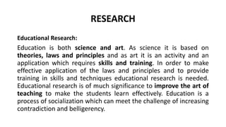 LECTURE research methodology and science | PPT
