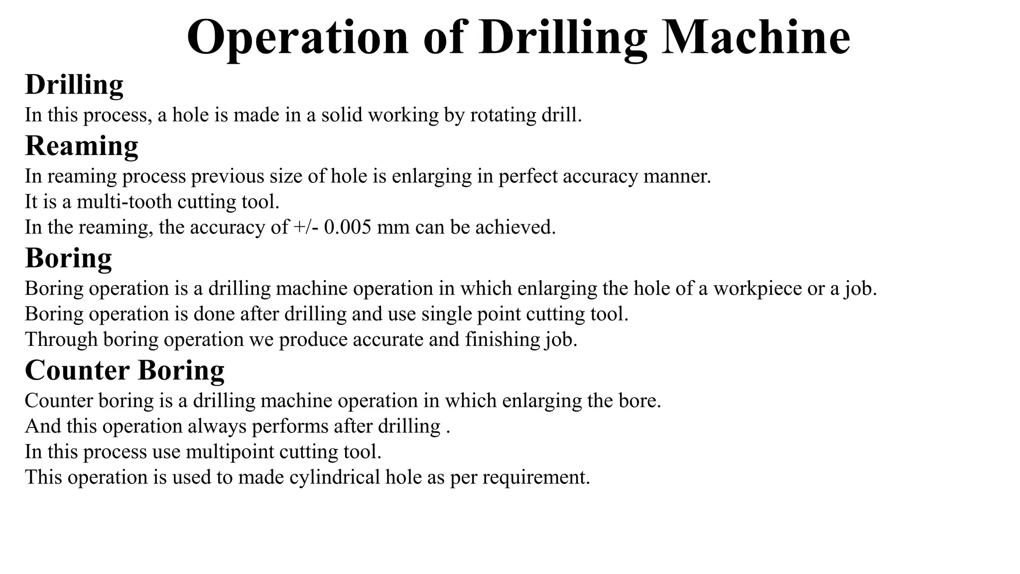 Milling Machine Lecture, Milling Machine Types | PPTX