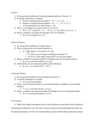 mathematics Lecture I______________________________ | PDF
