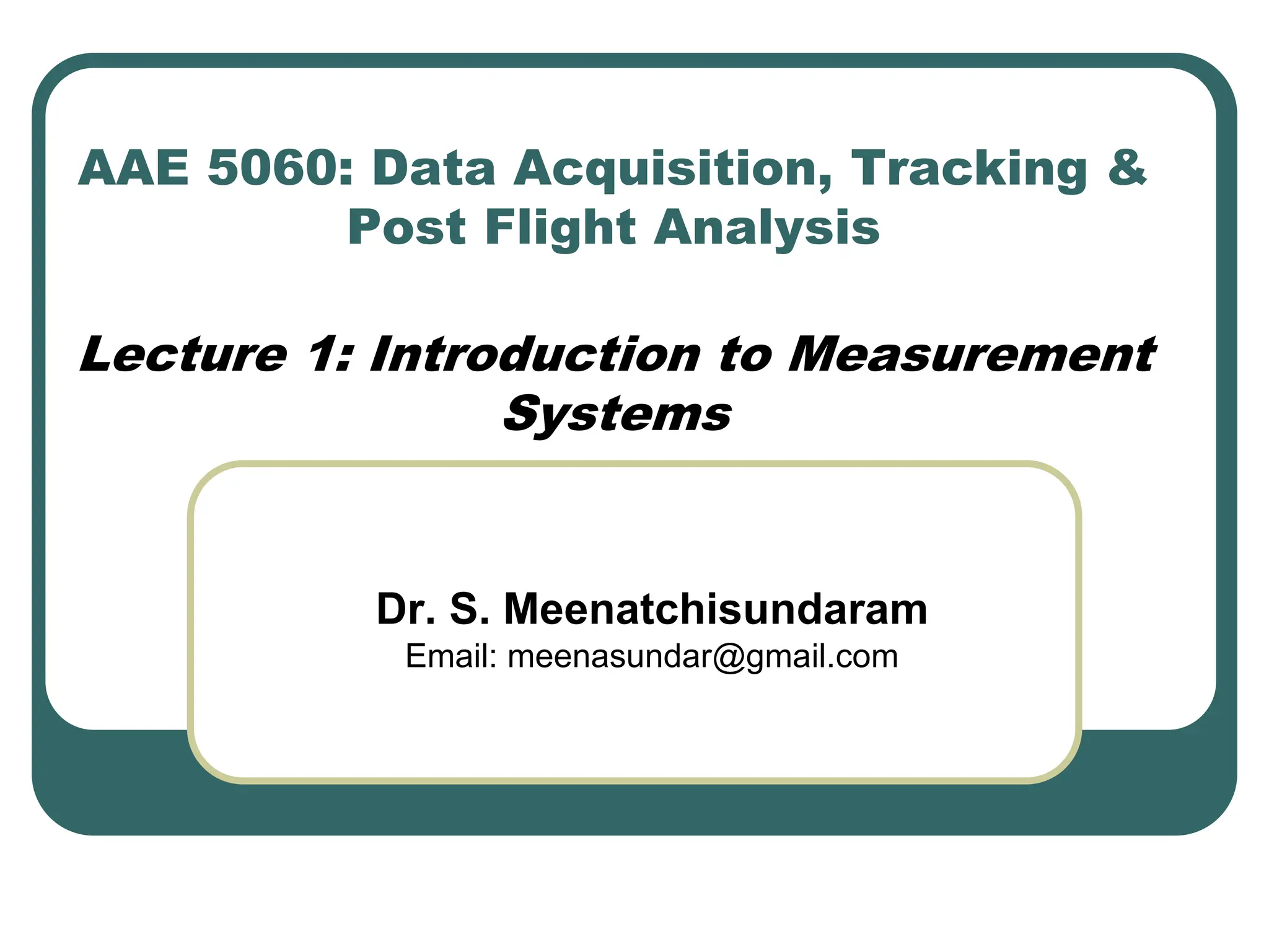 Basics of Measurement Systems and Classification | PDF