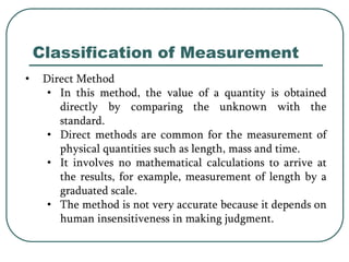 Basics of Measurement Systems and Classification | PDF