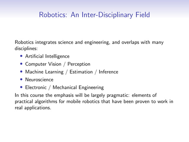 Introduction to robotics and the advantages | PDF