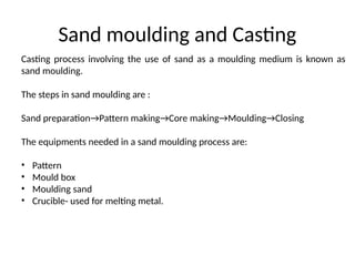 introductio to casting lecture 1 history of casting | PPTX