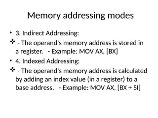 introduction to microprocessor and assembly language | PPTX