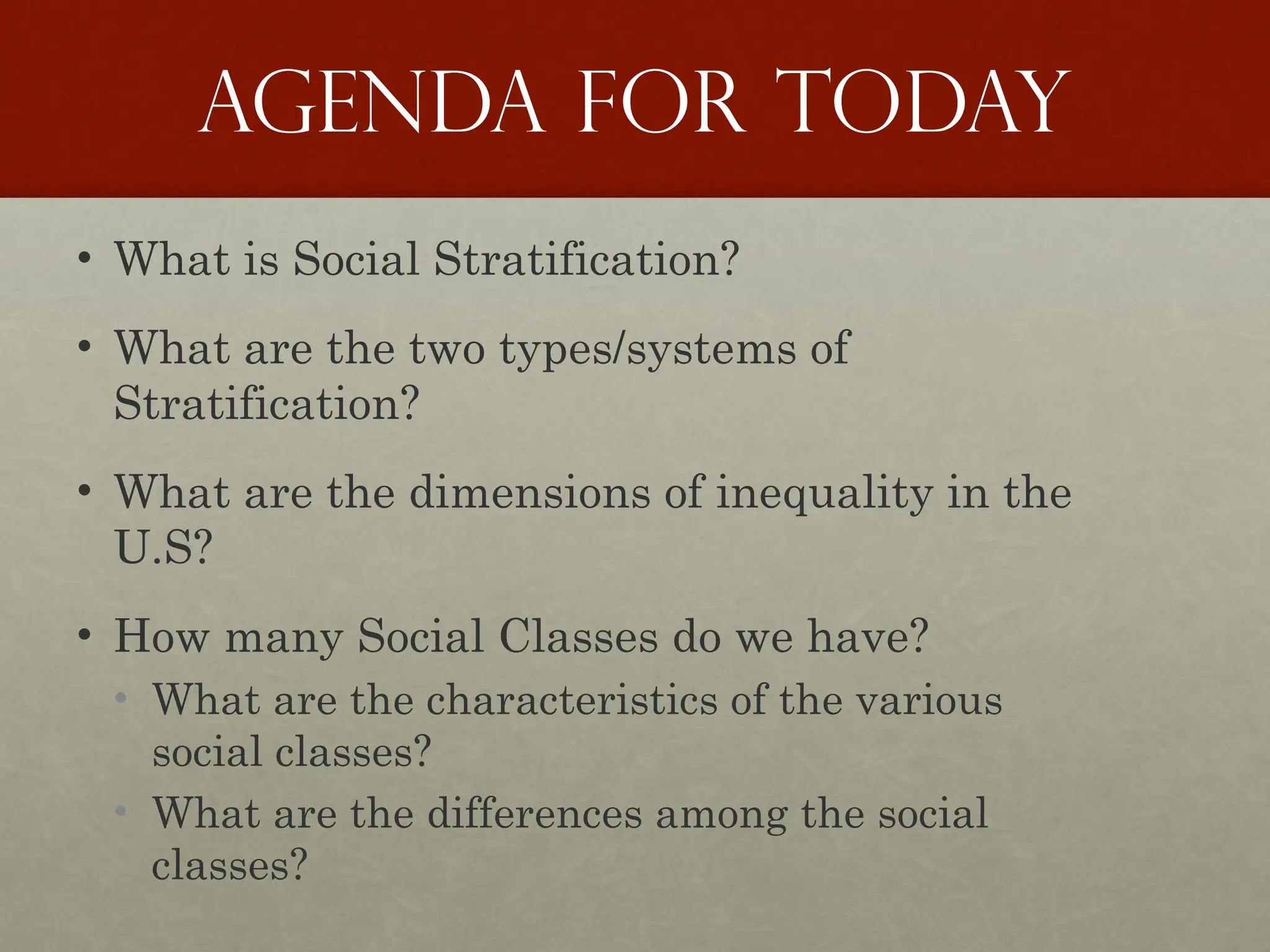 sociology - social stratification - learning about social topics | PPTX