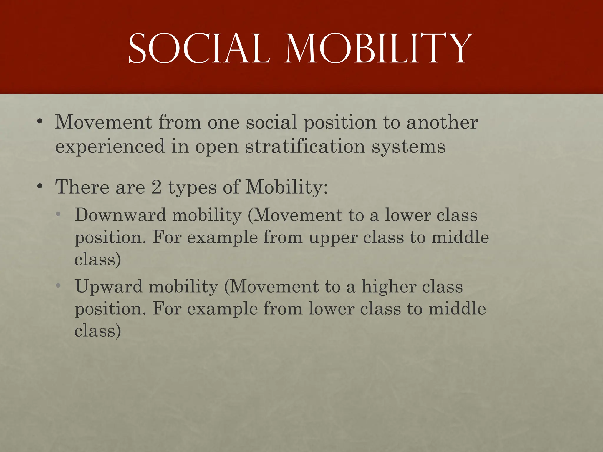 sociology - social stratification - learning about social topics | PPTX