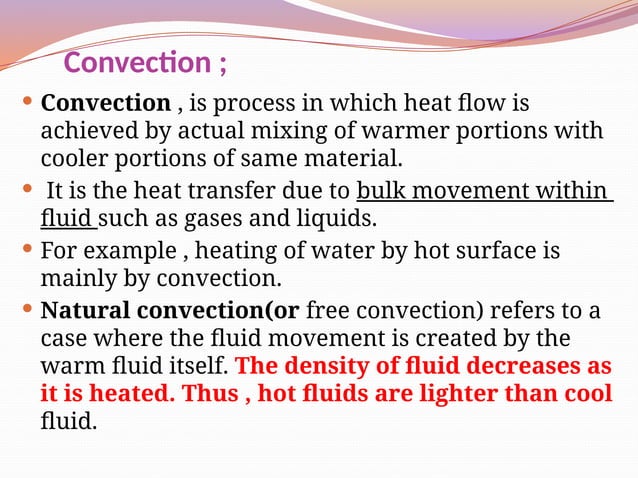 some basic mechanisms of concept of heat transfer | PPT