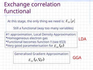Computational Chemistry: A DFT crash course | PPT