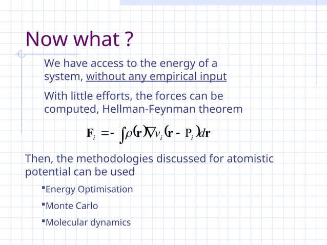 Computational Chemistry: A DFT crash course | PPT