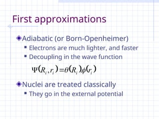 Computational Chemistry: A DFT crash course | PPT