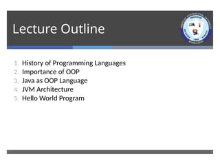 Lecture 1.1 - Introducing Java.pptx3eeeee | PPT | Free Download