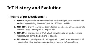 Introduction to Internet of things (ioT) | PPTX