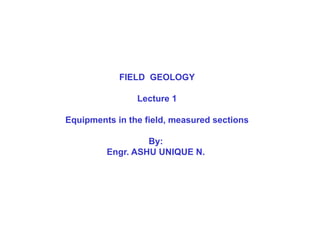 Lecture1.pptx Presenattion of the materials used in the field | PPT