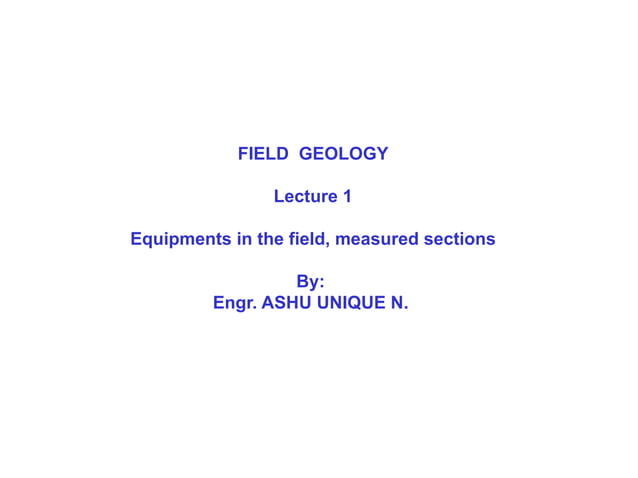 Lecture1.pptx Presenattion of the materials used in the field | PPT