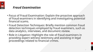 Forensic Accounting and Fraud Detections | PPTX