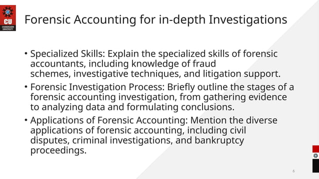 Forensic Accounting and Fraud Detections | PPTX | Business Accounting & Finance | Business