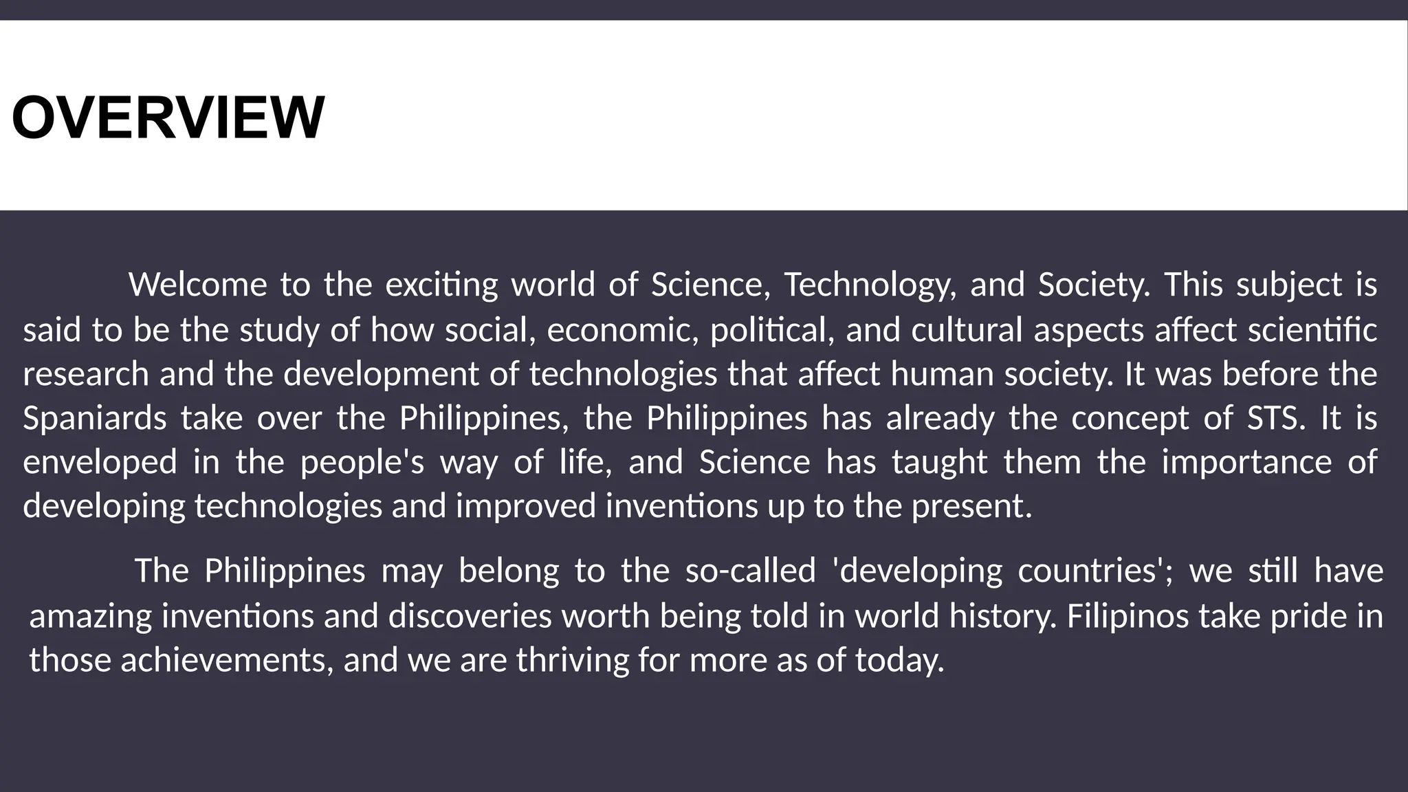 Lecture_1.pptx topic in STS SCIENCE TECHNOLOGY AND SOCIETY | PPTX