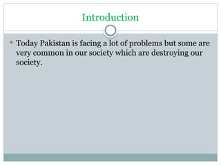 Major and key Problems of Pakistan’s Economy | PPT