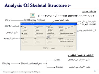 Computer Apps in Civil Engineering Sap2000 Lecture 1 | PPT