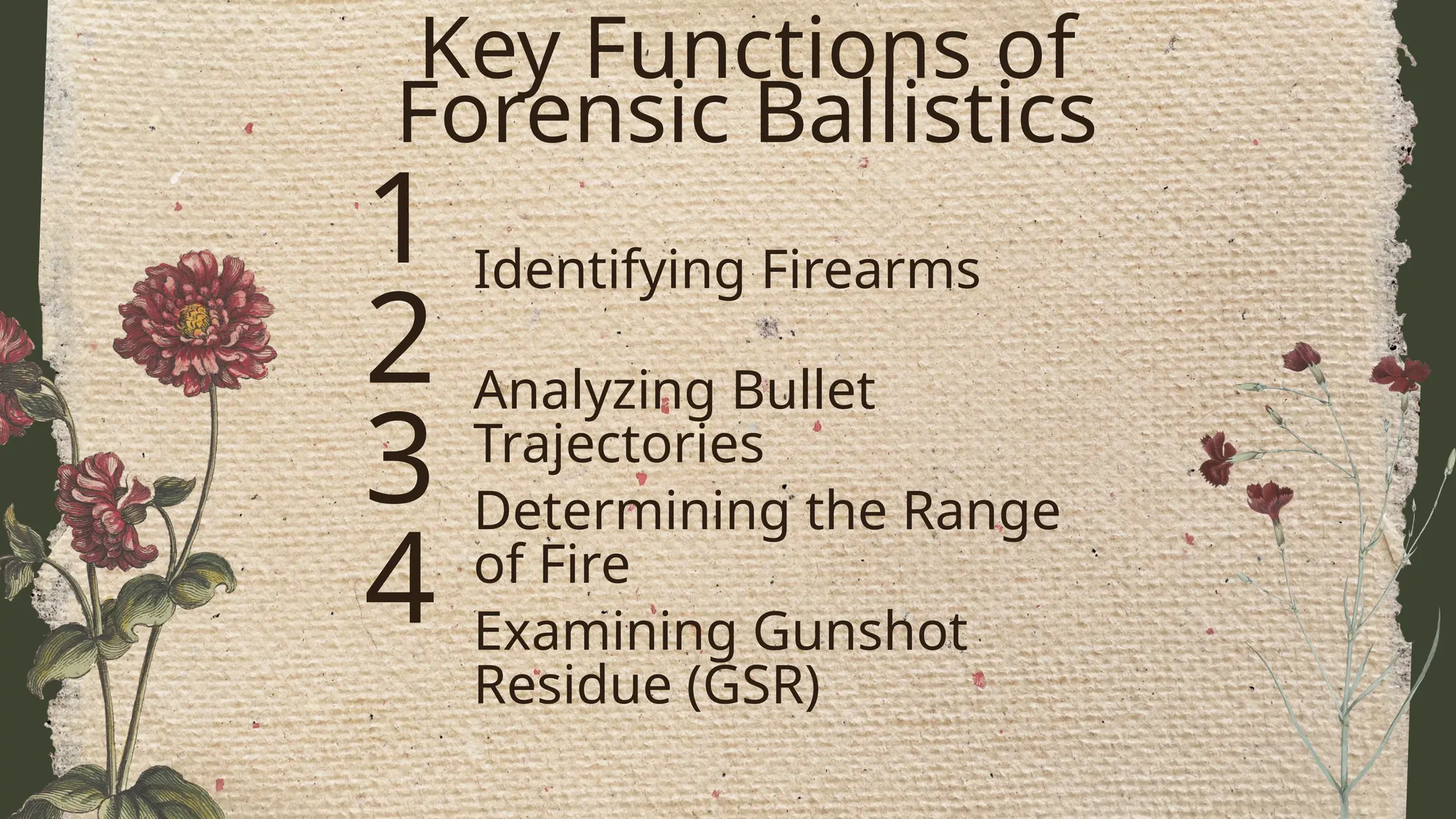 Different Forensic branches and its key functions | PPTX