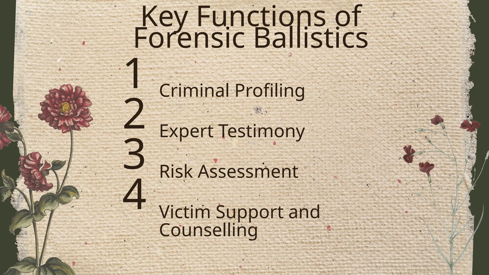 Different Forensic branches and its key functions | PPTX