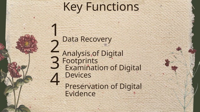 Different Forensic branches and its key functions | PPTX