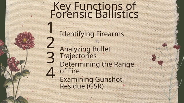 Different Forensic branches and its key functions | PPTX