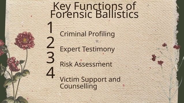 Different Forensic branches and its key functions | PPTX